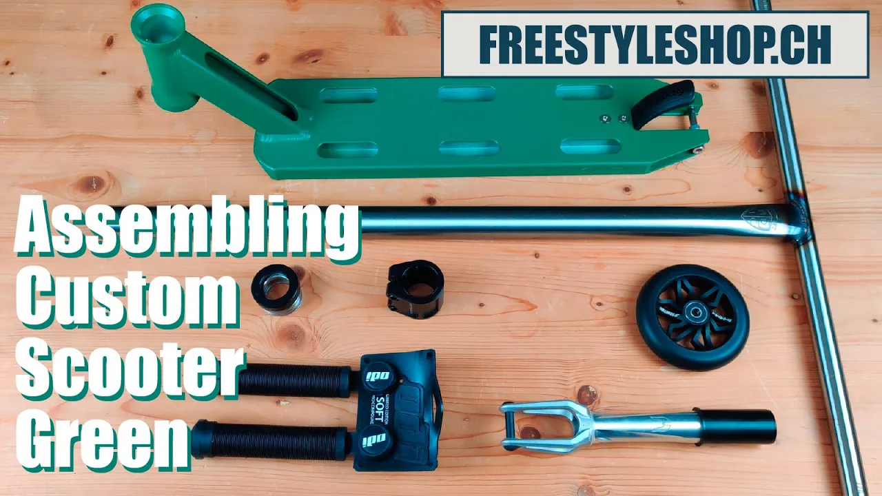 Custom Scooter Green - Ein eleganter Custom-Build - Bike Halle